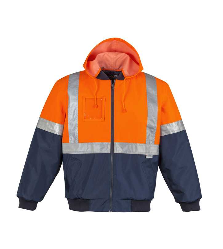 ZJ351 Syzmik, Mens Hi Vis Quilted Flying Jacket | Workwear Direct Australia