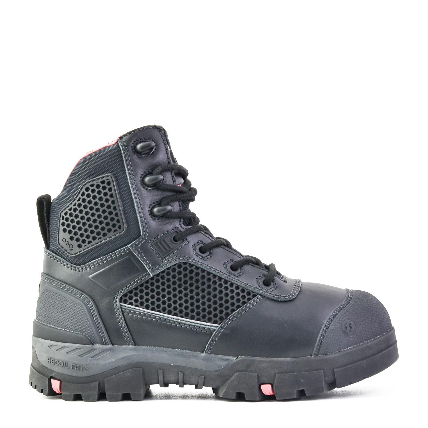 504-66012 Bata Industrials, Avenger Ladies, Mid Cut Lace/Zip Sided ...